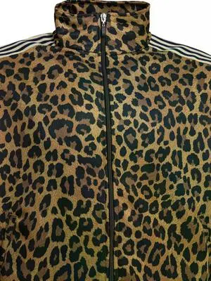 Kapital Leopard Pattern Zip Up Sweatshirt