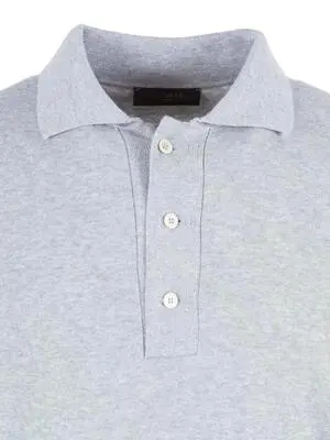 ZANONE Buttoned Polo Shirt - Grey