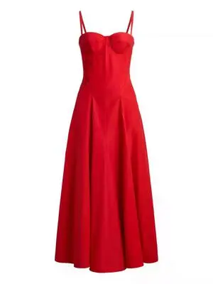 Ralph Lauren Marigot Spaghetti-strap Midi Dress