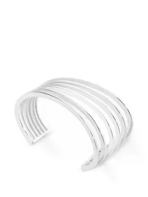 Federica Tosi La Cage Cuff Bracelet In White Gold - Silver