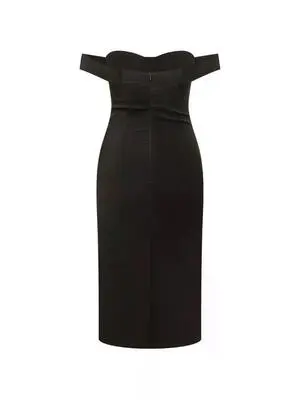 DES_PHEMMES Off-shoulder Bustier Dress