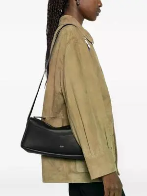 Max Mara Skippers Leather Shoulder Bag - Black