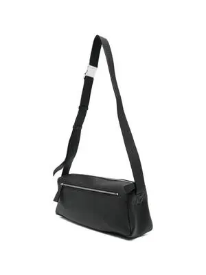 Max Mara Skippers Leather Shoulder Bag - Black