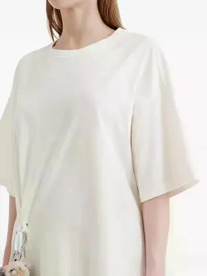 Izzue Cotton T-shirt With Drawstring Detail