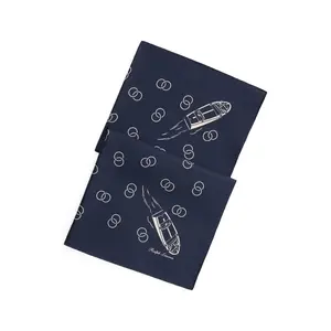Ralph Lauren Linked-circles Silk Square Scarf