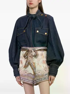 Zimmermann Luna Short - Blue