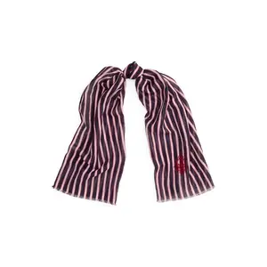 Ralph Lauren Striped Linen-cotton Wrap Scarf