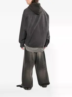 Mihara Yasuhiro Striped Hooded Jacket