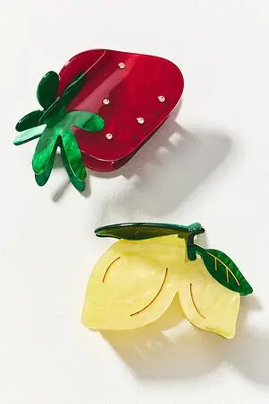 FRASIER STERLING Fruit Claw Clip Set - Multi