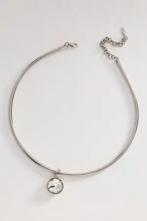 Anthropologie Silver Necklaces