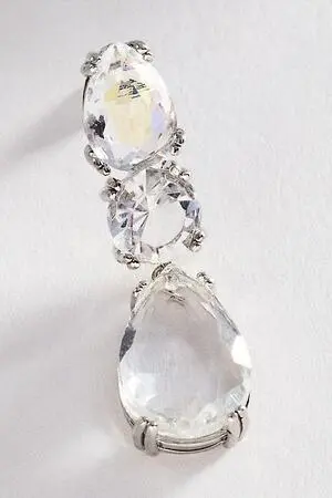 Anthropologie Gradient Crystal Drop Earrings