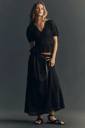 Rails Argenta Short-sleeve Blouse - Black