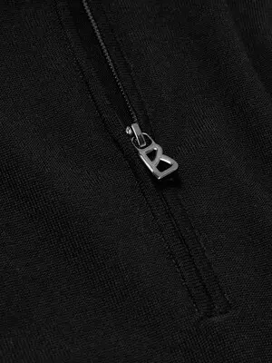 Bogner Ouri Virgin Wool Half-zip Sweater - Black