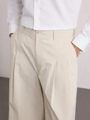 AMOMENTO Cotton-blend Bermuda Shorts - Neutrals
