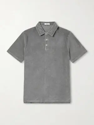 Altea Smith Cotton Polo Shirt - Gray