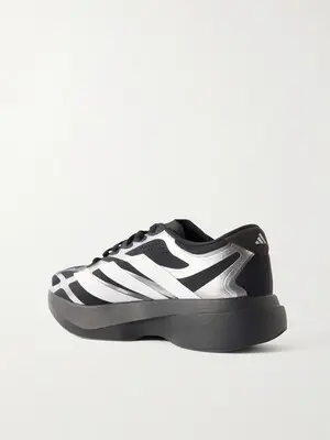 Adidas Adizero Evo Sl Exo Striped Metallic Sneakers - Silver