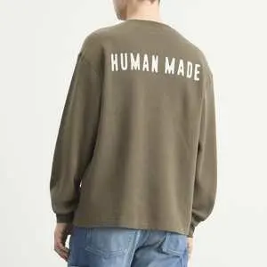 HUMAN MADE Henley Neck Heart Shirt