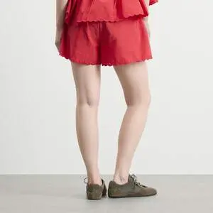 Cecilie Bahnsen Blossom Embroidered Taffeta Shorts