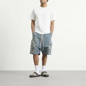 Rick Owens Bauhaus Denim Pod Shorts