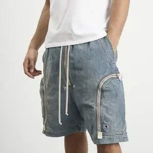 Rick Owens Bauhaus Denim Pod Shorts