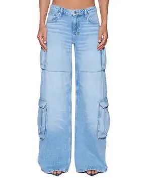 Ksubi Dropout Low Rise Cargo Jean
