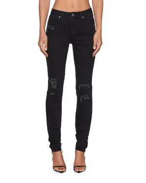 Ksubi Spray On Xtra Boneyard Jeans - Black