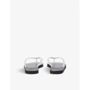 ANCIENT GREEK SANDALS Saionara Leather And Jelly Thong Sandals - Black/comb