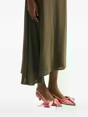 Erdem Draped Midi Skirt - Green
