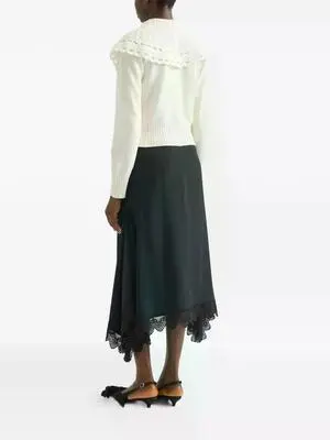 Erdem Crochet-collar Cardigan - Neutrals