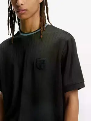 Hugo Logo-patch T-shirt - Black