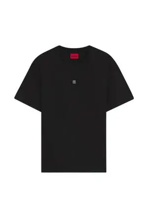 Hugo Logo-plaque T-shirt - Black