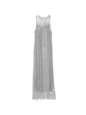 Marella Metallic Maxi Dress