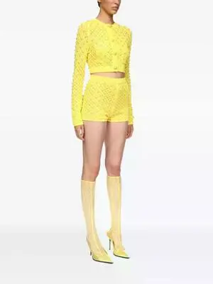 David Koma Button Embellished Cardigan