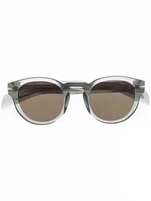 DB EYEWEAR BY DAVID BECKHAM Round Frame Sunglasses - Grey