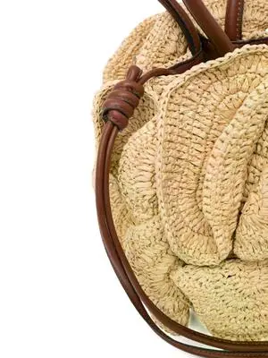 Farm Rio Raffia Tote Bag - Neutrals