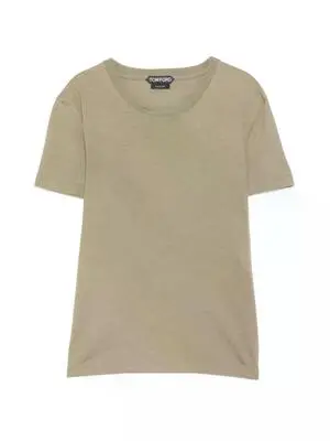 TOM FORD Crew Neck T-shirt - Green