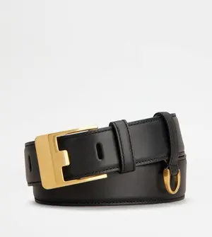 TOD'S Belt In Leather - Black