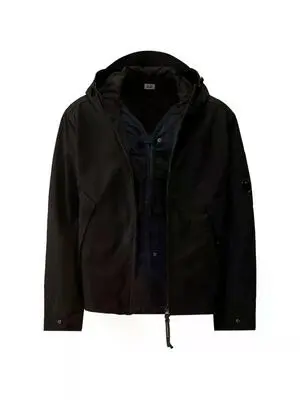 C.P. COMPANY Twill Hooded Lens Jacket