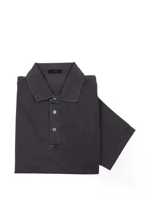 FAY Logo-embroidery Polo Shirt - Grey