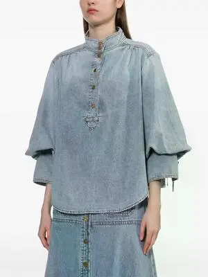 Zimmermann Balloon-sleeve Blouse - Blue