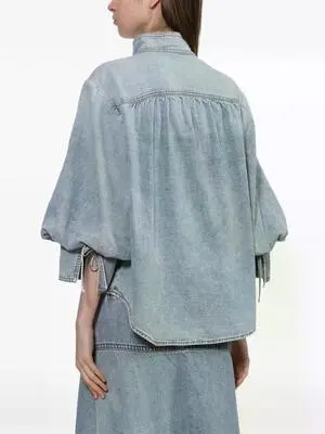 Zimmermann Balloon-sleeve Blouse - Blue