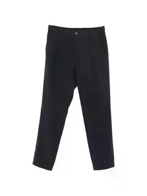 Herno Button Pleated Trousers - Blue