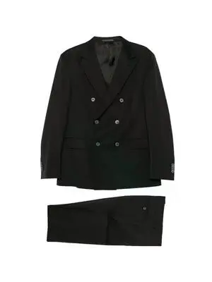 CENERE GB Flap-pocket Double-breasted Suit