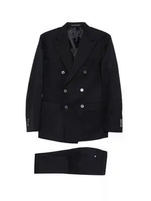 CENERE GB Flap-pocket Double-breasted Suit