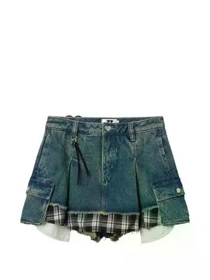 Izzue Cargo Pleated Cotton Shorts