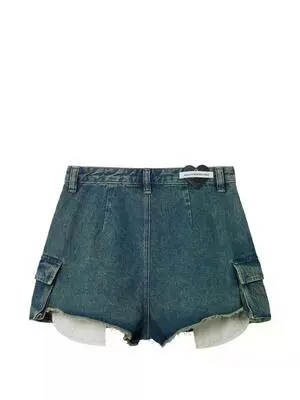 Izzue Cargo Pleated Cotton Shorts