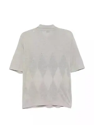 BALLANTYNE Argyle-pattern Polo Shirt