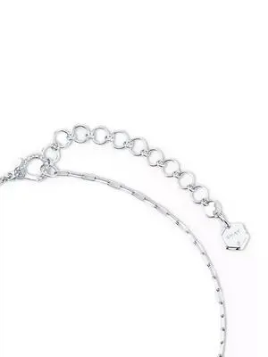 Shay Halo Design Diamond Necklace - Silver