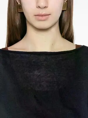 ROBERTO COLLINA Boat Neck Jumper