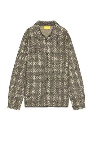 Guest In Residence Plaid Linen Blend Work Shirt In . Also